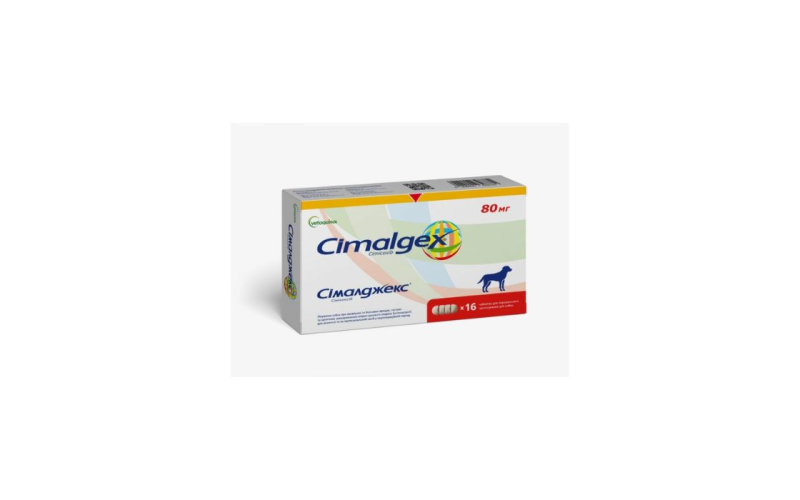Vetoquinol Cimalgex (Сімалджекс) 80 мг протизапальний та знеболювальний ...